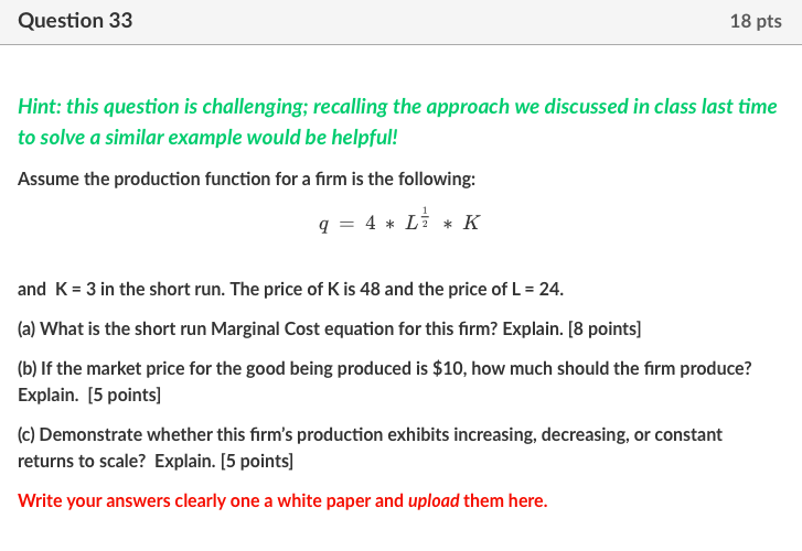 Hint: this question is challenging; recalling the | Chegg.com
