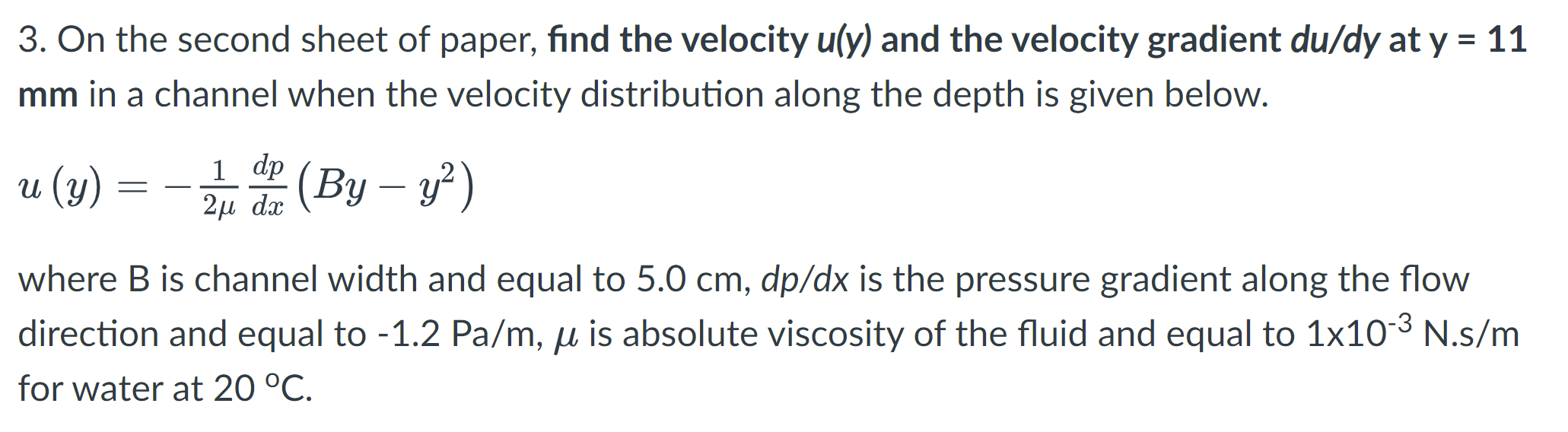 Solved = 3. On the second sheet of paper, find the velocity | Chegg.com