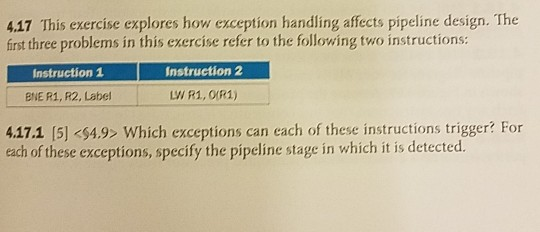 Solved 4.17 This exercise explores how exception handling | Chegg.com