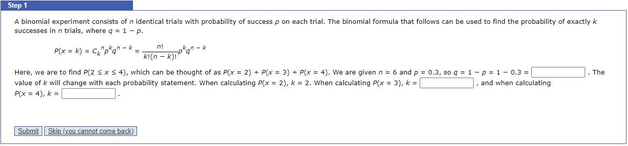 Solved A binomial experiment consists of n identical trials | Chegg.com