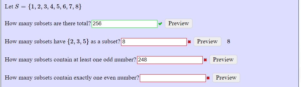 Solved Let S={1,2,3,4,5,6,7,8} How many subsets are there | Chegg.com
