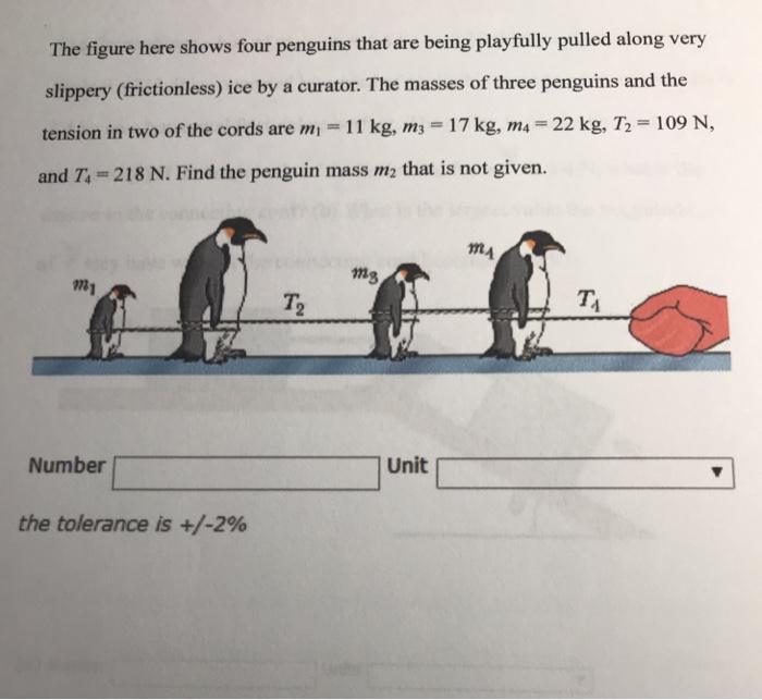 Solved The figure here shows four penguins that are being | Chegg.com