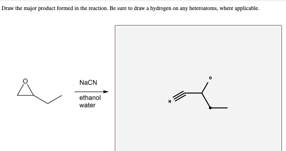 Solved Draw the structure of the product formed in the | Chegg.com
