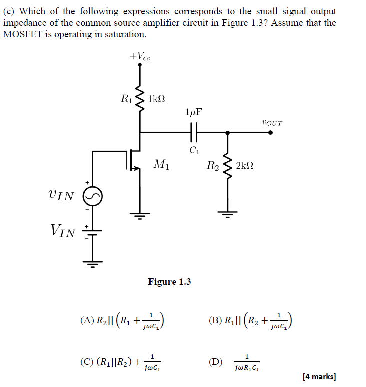 Solved (c) Which of the following expressions corresponds to | Chegg.com