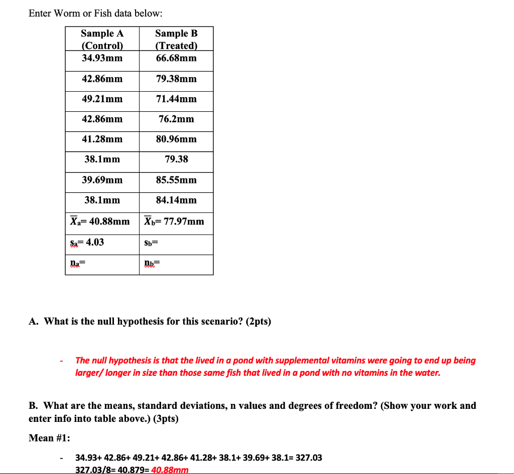 C. What is the calculated T value (Tcalc) and the | Chegg.com
