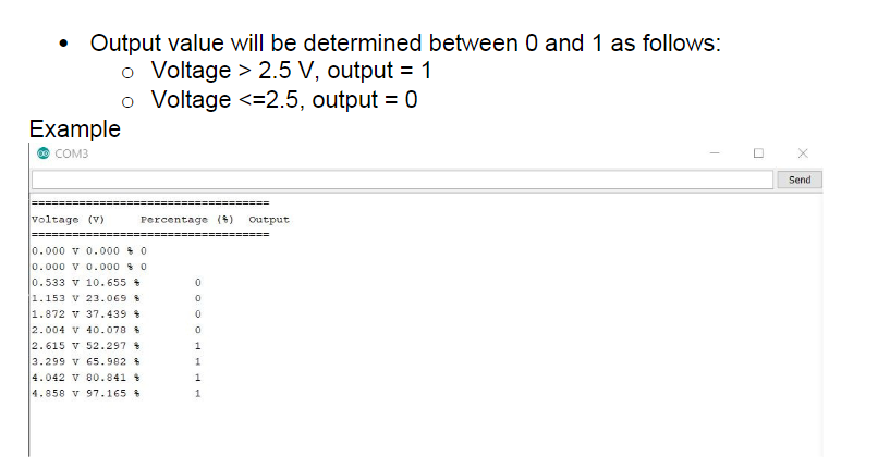 Solved Analog_input_with_potentiometer | Arduino 1.8.12 | Chegg.com
