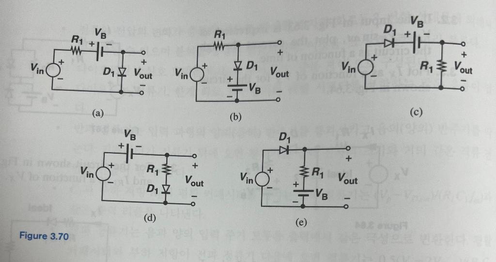 Solved Find Input/Output characteristics(V_in and V_out) of | Chegg.com