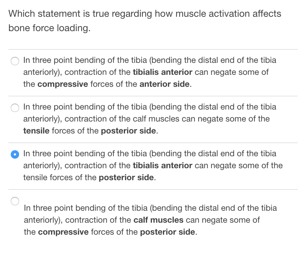 Solved Which statement is true regarding how muscle | Chegg.com