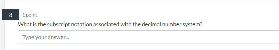 Solved What Is The Subscript Notation Associated With The