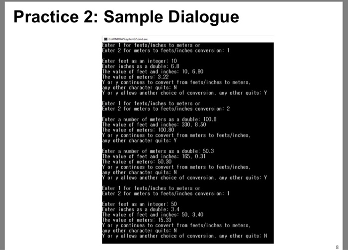 Solved Practice 2: Length Conversion Chapter 4, Prob. 6 | Chegg.com