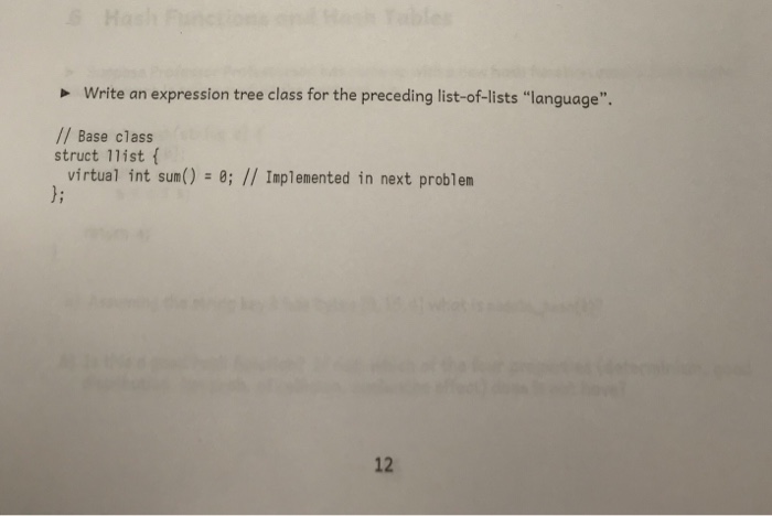 Write n espressin tre éls for h preceding list f ats | Chegg.com