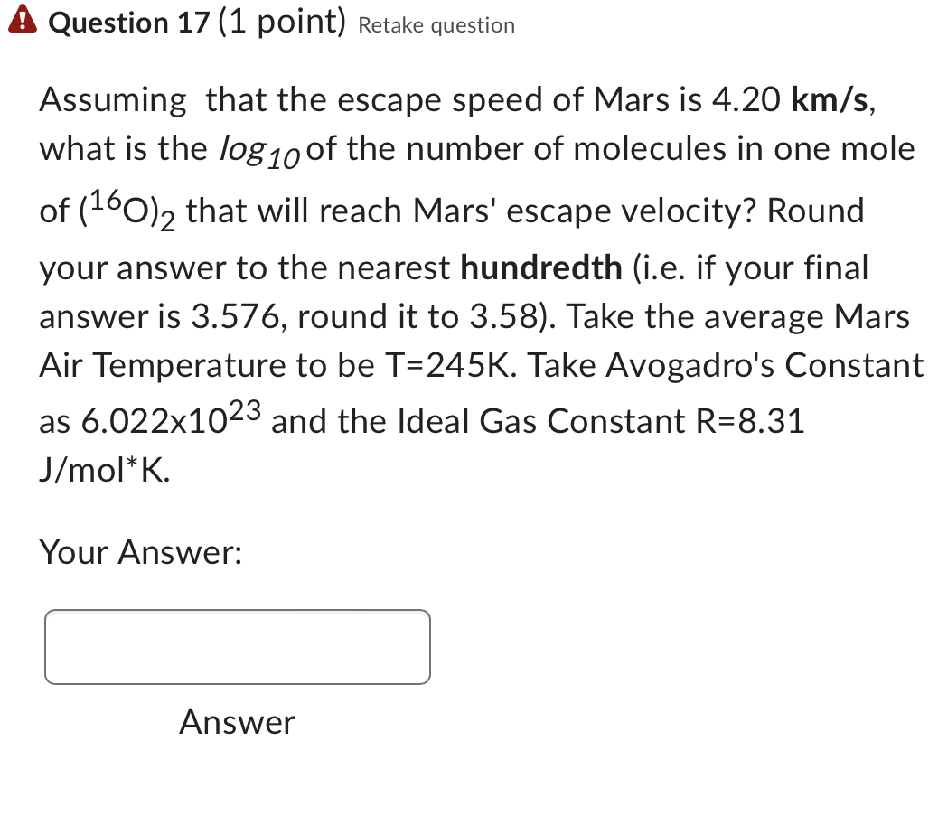 Solved A Question 17 (1 ﻿point) ﻿Retake questionAssuming | Chegg.com