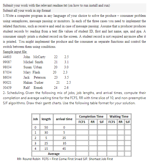 Solved Write a computer program in any language of your | Chegg.com