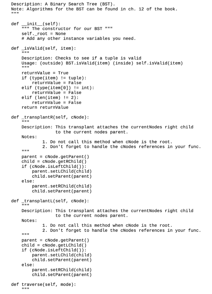 Solved Tree (BST). In CS, a binary search tree is used in a | Chegg.com