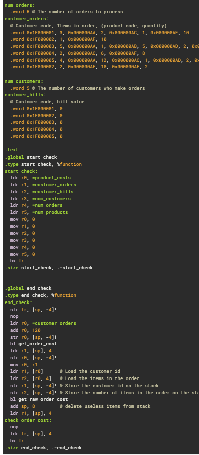 Solved (@) args: @ ro: order base address @ result: (1) ro: | Chegg.com