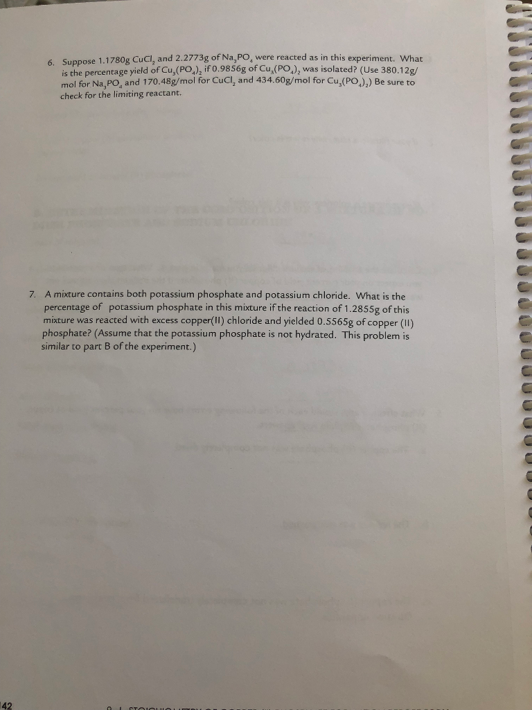 Mass of 150mL beaker: Mass of beaker, filter paper, | Chegg.com