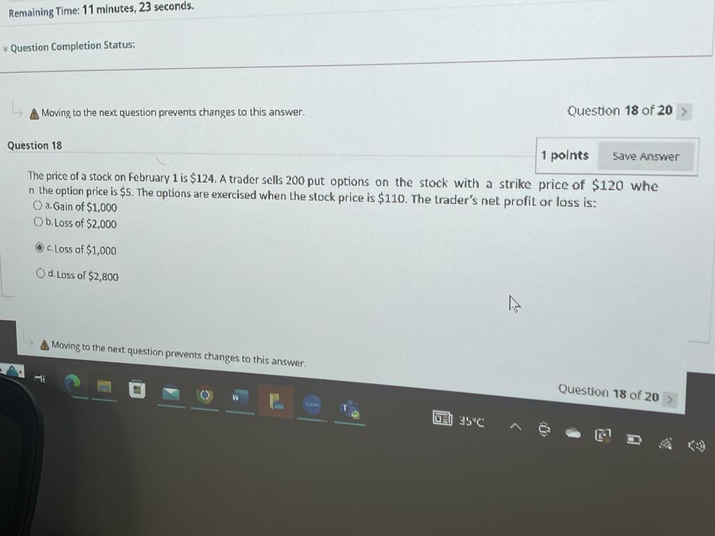 Solved When the stock price increases with all else | Chegg.com