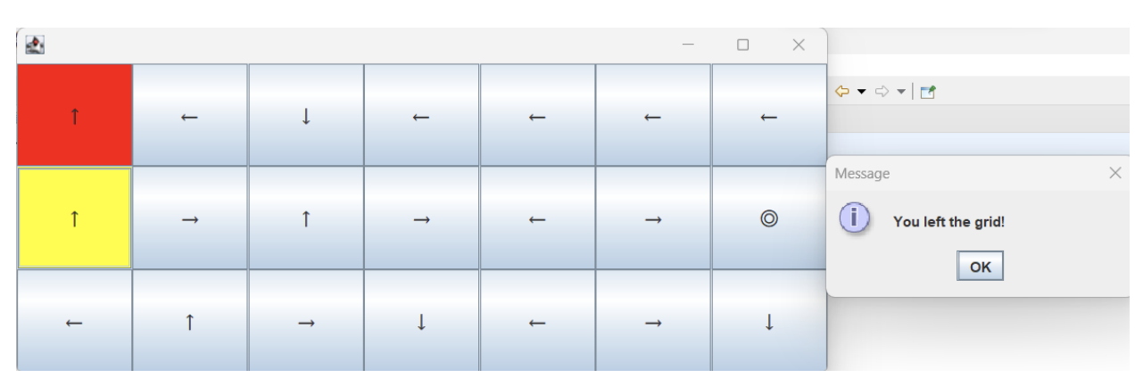 Solved Use the GridWalker code below to create a GUI that | Chegg.com