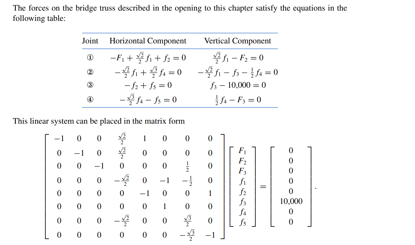 Solved Explain Why The System Of Equations Was Reordered 2045
