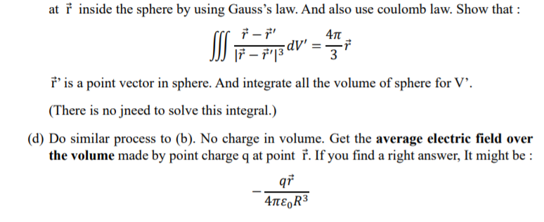 Solved A Sphere centered on the origin has a point charge q | Chegg.com