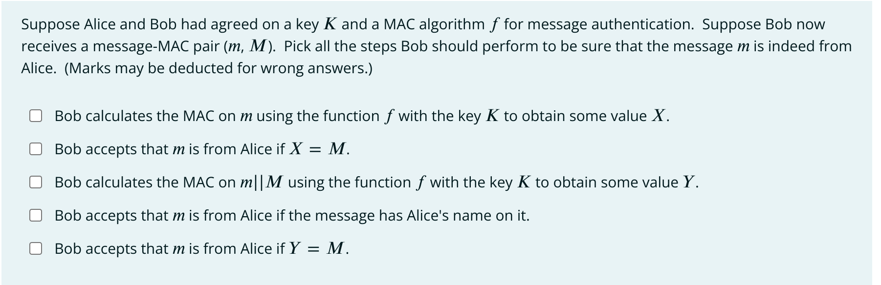 Solved Suppose Alice and Bob had agreed on a key K ﻿and a | Chegg.com