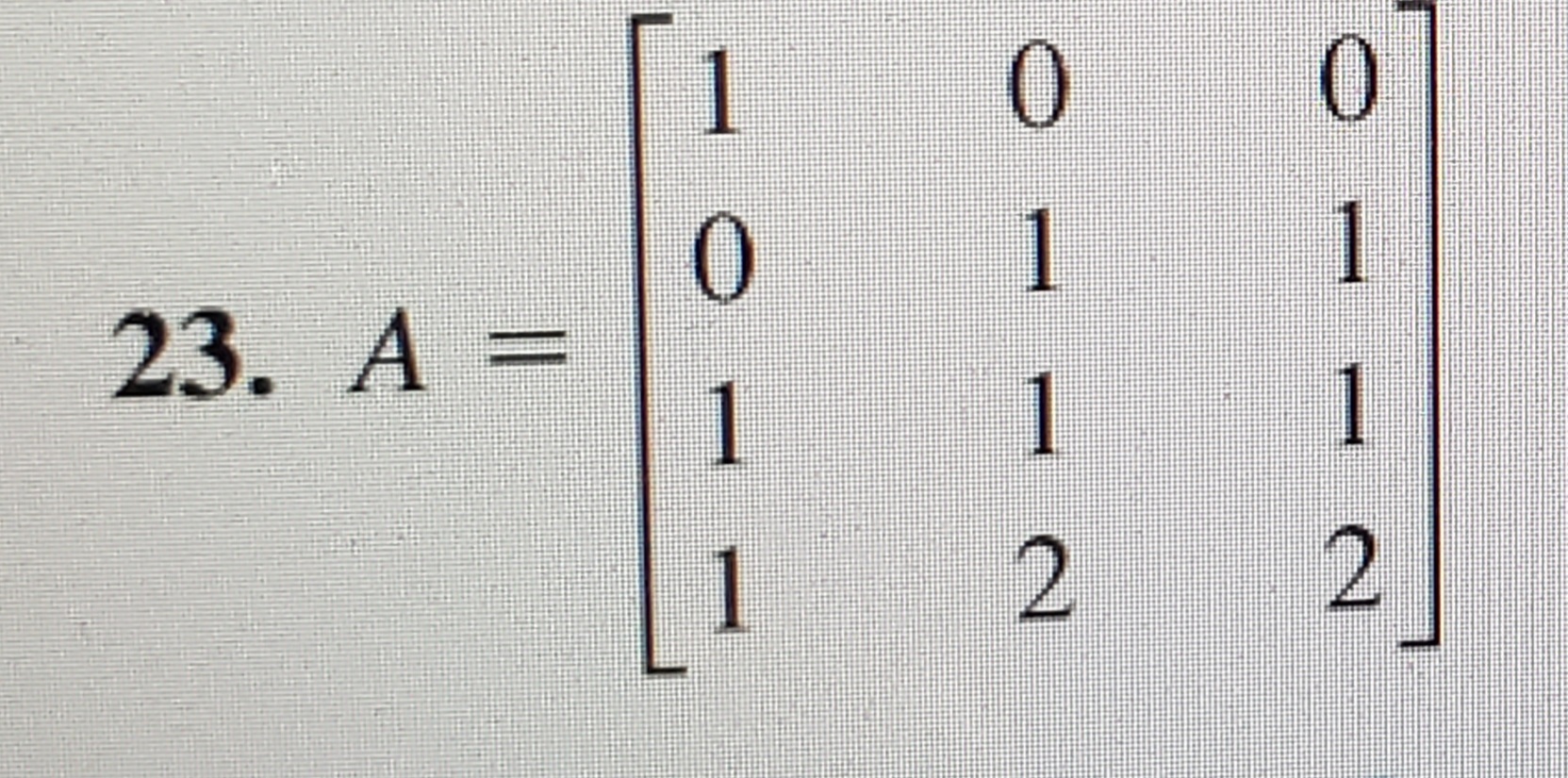 Solved Fundamental Subspaces In Exercises 21-24, find bases | Chegg.com