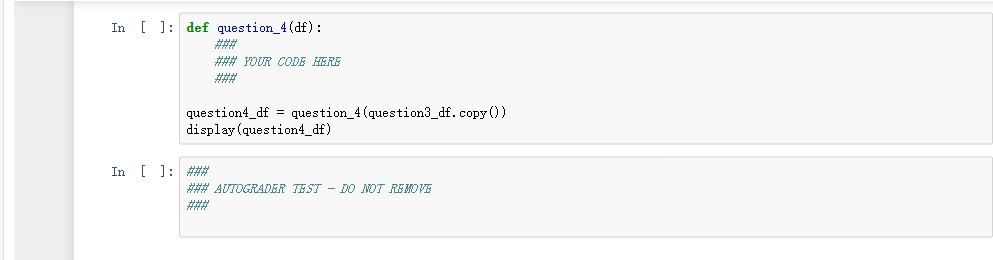 Solved From the dataframe generated in Q3, convert | Chegg.com