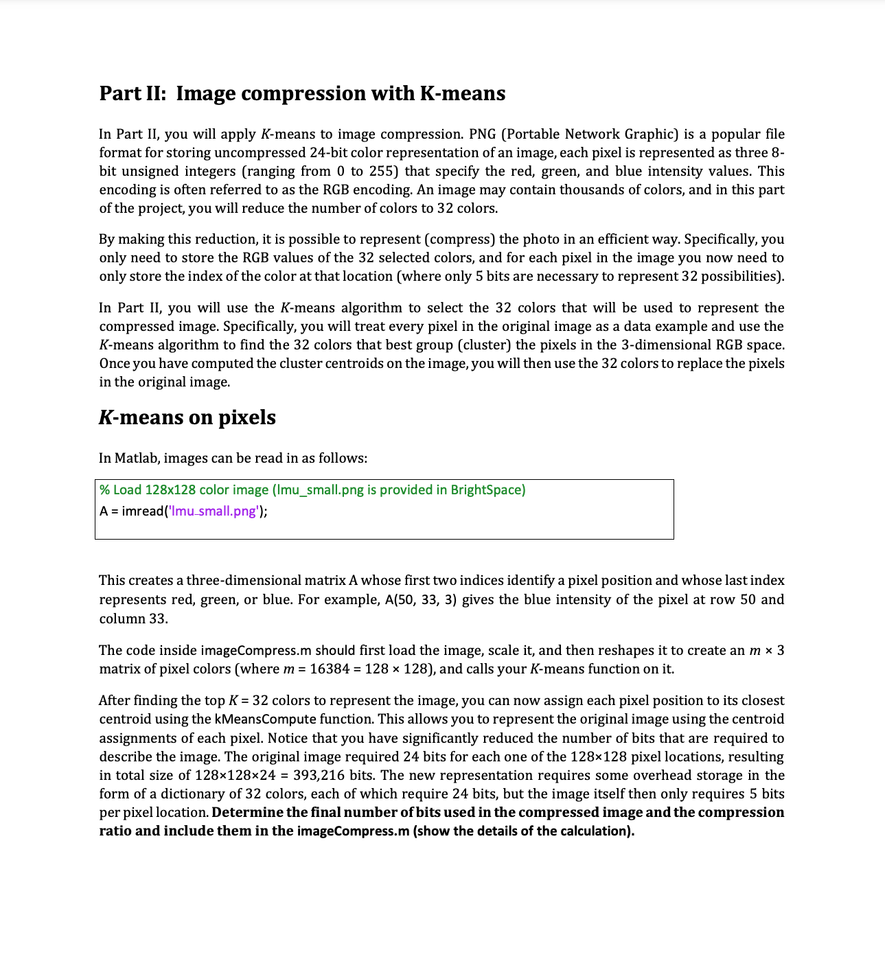 The k-Means Clustering algorithm is an unsupervised | Chegg.com
