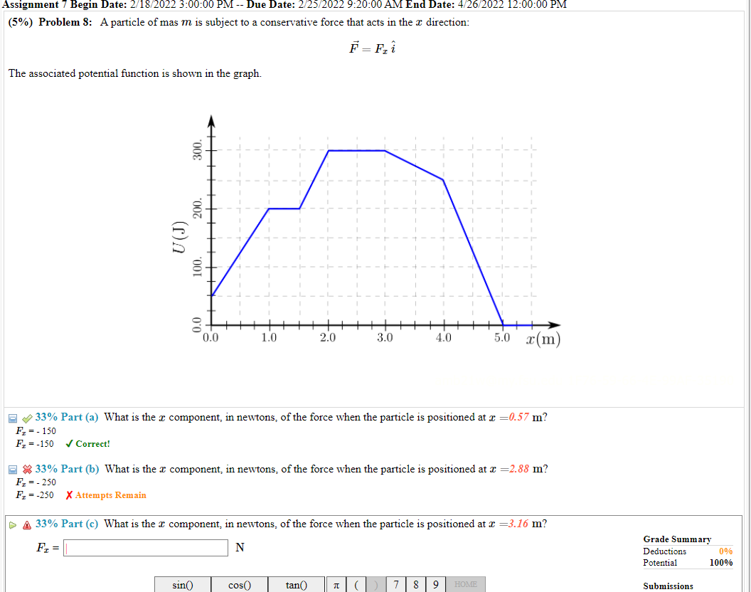 Solved Assignment 7 Begin Date: 2/18/2022 3:00:00 PM -- Due | Chegg.com