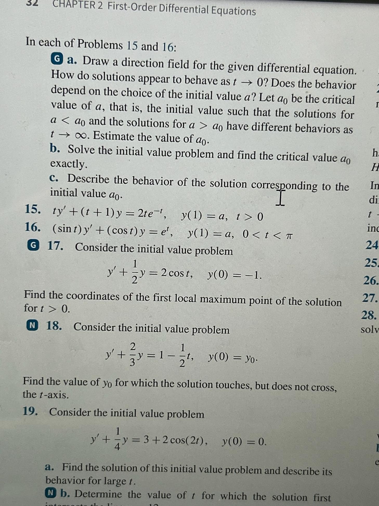 Solved In each of Problems 15 and 16: G a. Draw a direction | Chegg.com