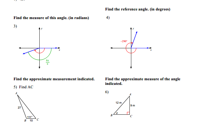 Solved Find the reference angle. (in degrees)Find the | Chegg.com
