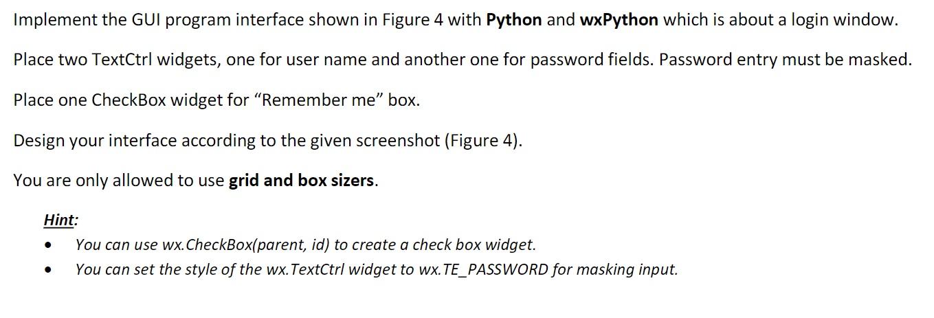 Solved Implement the GUI program interface shown in Figure 4 | Chegg.com