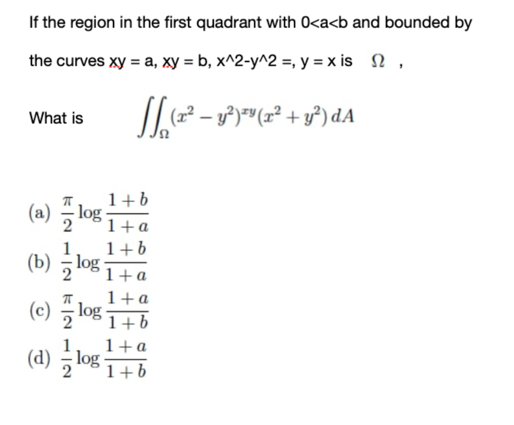 Solved If the region in the first quadrant with O | Chegg.com