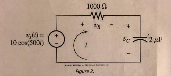 Solved Find the phasors for the current and the voltages for | Chegg.com