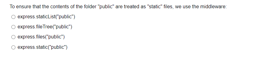 Solved To ensure that the contents of the folder "public" | Chegg.com