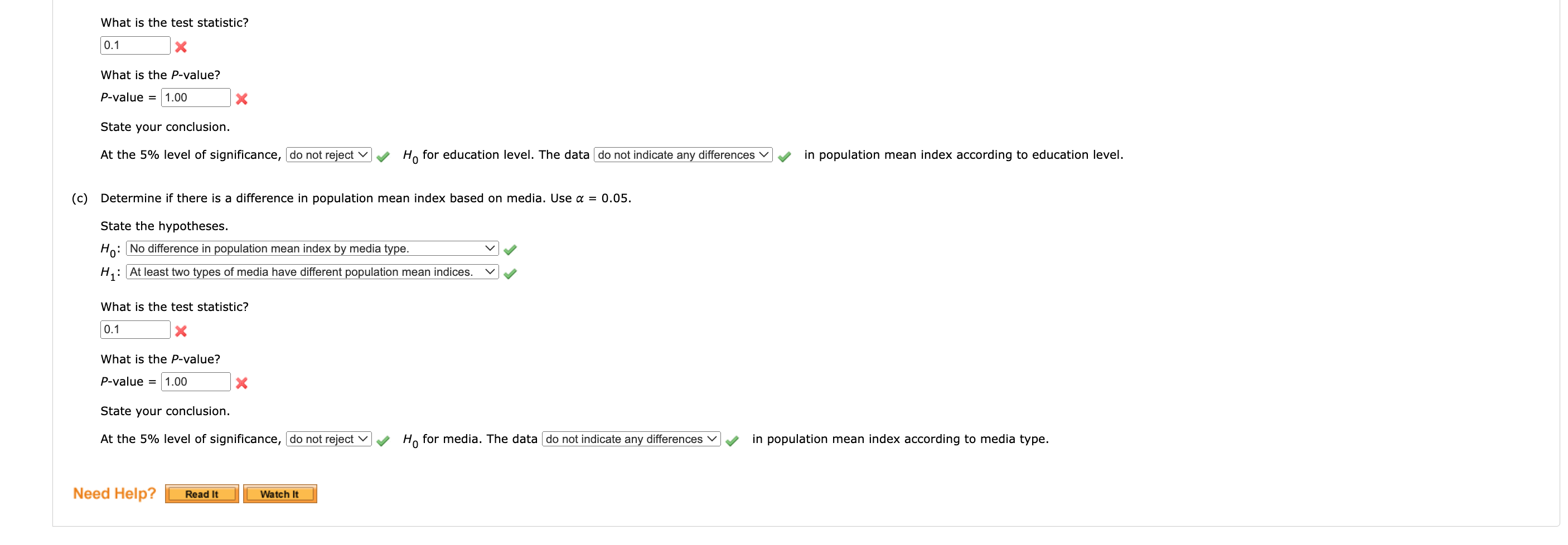 Solved Minitab Printout for Media/Education Data (a) List | Chegg.com