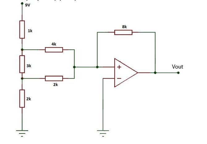 CALCULATE OUTPUT VOLTAGE VALUE OF THİS CIRCUIT | Chegg.com CALCULATE OUTPUT VOLTAGE VALUE OF THİS CIRCUIT | Chegg.com