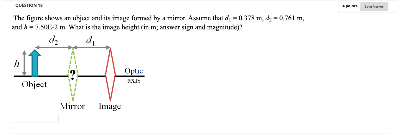 Solved The figure shows an object and its image formed by a | Chegg.com