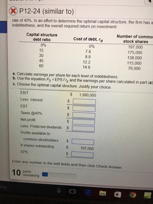 Solved Homework: Chapter 12 Homework Score: 0 of 1 pt 5 of 7 | Chegg.com