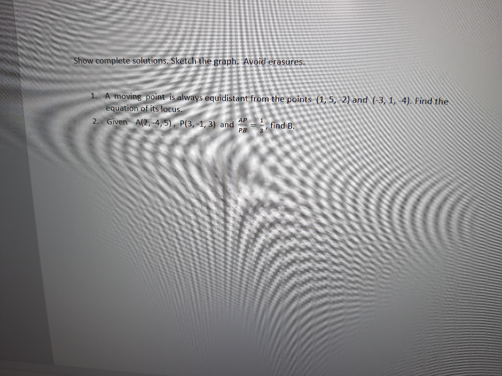 Solved Show complete solutions. Sketch the graph. Avoid | Chegg.com