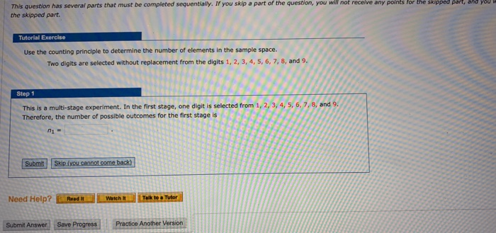 Solved will not receive any points for the skipped part, and | Chegg.com