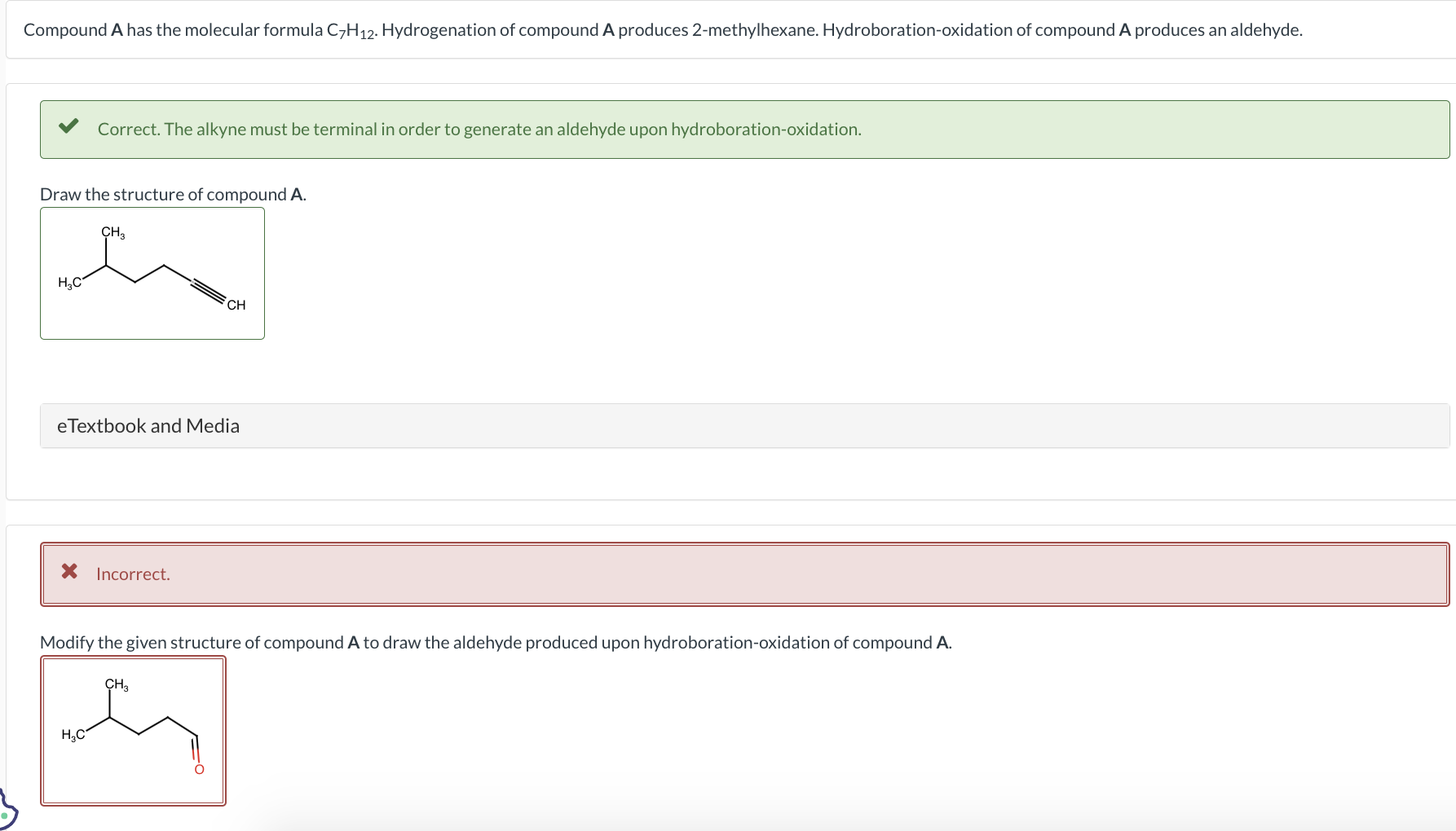 Solved draw the right bond-line structure for the aldehyde | Chegg.com