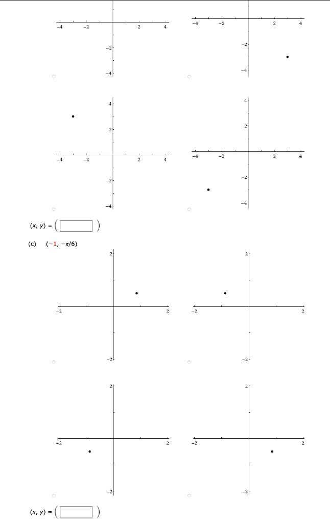 Solved Plot The Point Whose Polar Coordinates Are Given Chegg