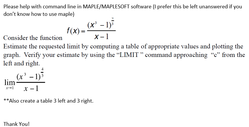 Solved Please Help With Command Line In Maplemaplesoft 