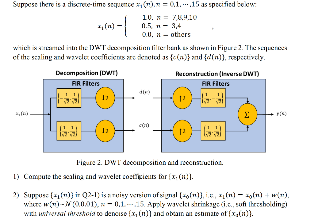Suppose there is a discrete-time sequence | Chegg.com
