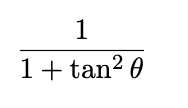 Solved tanθ1−cos2θ1+tan2θ1 | Chegg.com