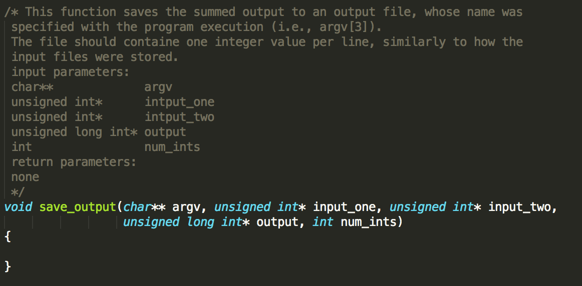 Solved I Need The Functions Void Getintschar Argv 
