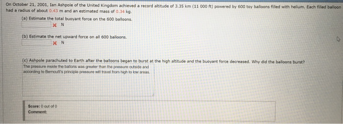 Solved On October 21, 2001, Ian Ashpole of the United | Chegg.com