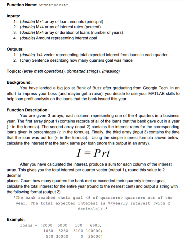 Please use MATLAB to solve. No conditionals or | Chegg.com