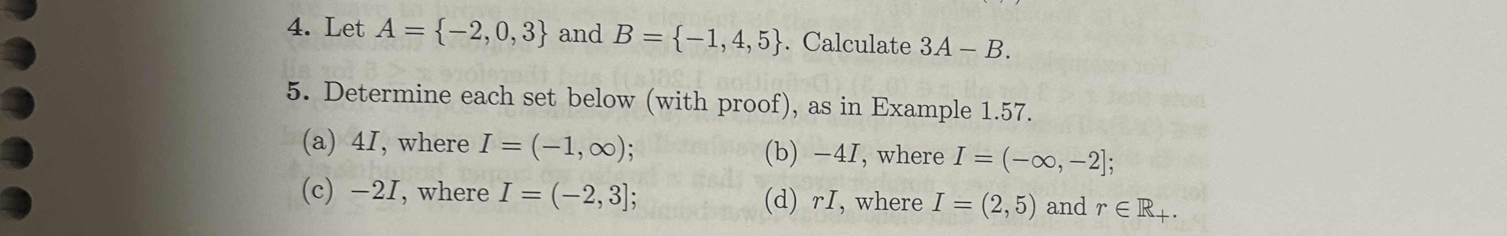 Solved Let A={-2,0,3} ﻿and B={-1,4,5}. ﻿Calculate | Chegg.com